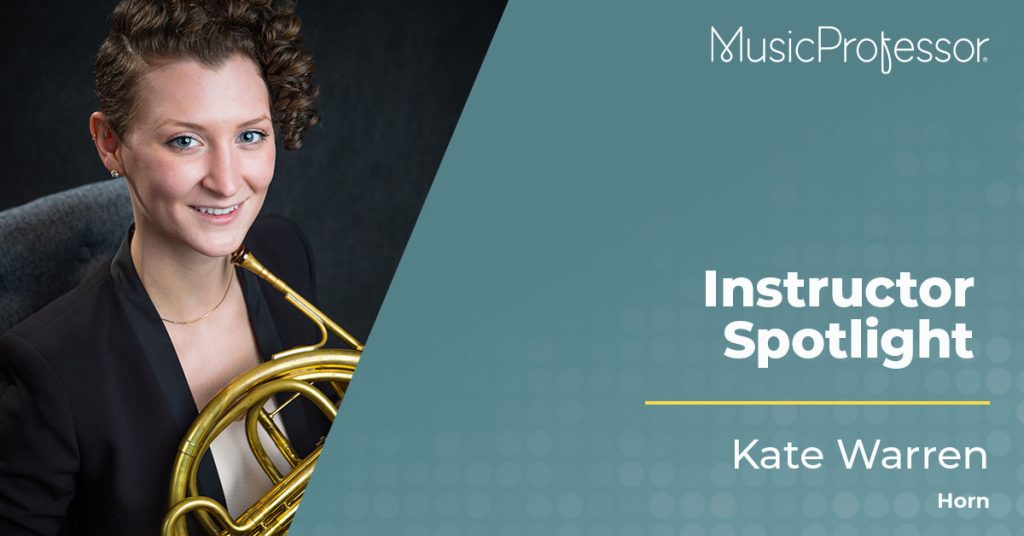 Meet the Instructor – Kate Warren - MusicProfessor Blog